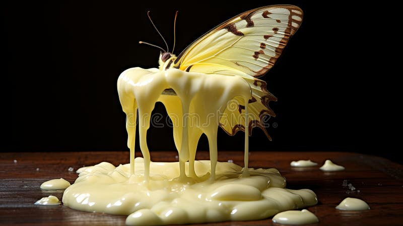 Intriguing Conundrum: Butterfly Caught in a Viscous Pool of Molten ...