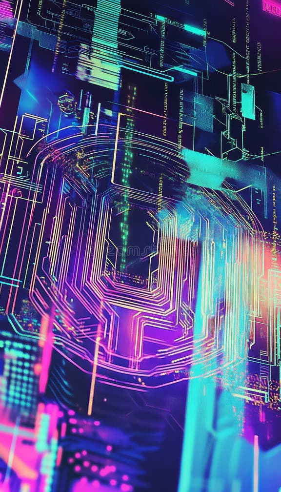 Intriguing Cyber Security Visualization Showing Digital Footprints and ...