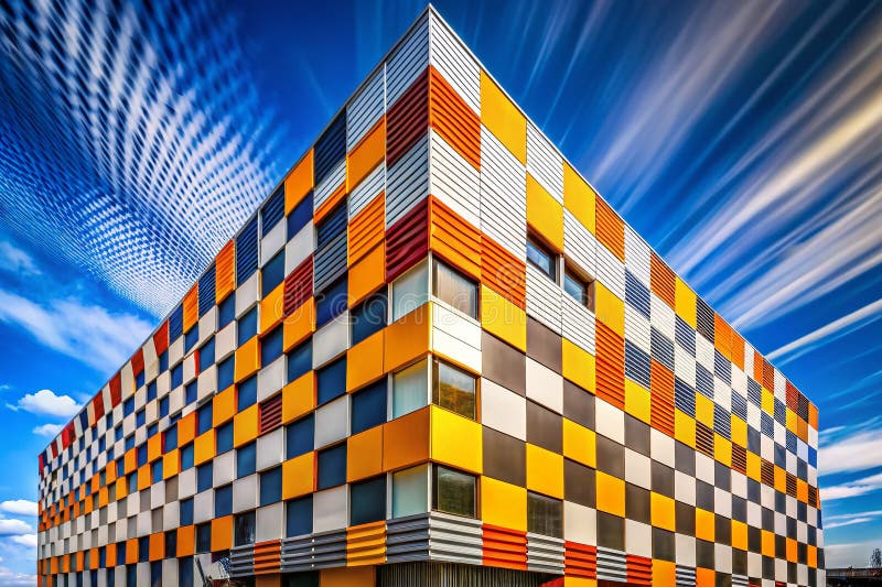 Intriguing Geometric Facade an Abstract Architectural Study of a ...