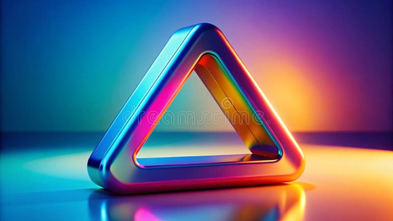 An Intriguing Geometric Illusion Rounded Impossible Triangle in 3D ...