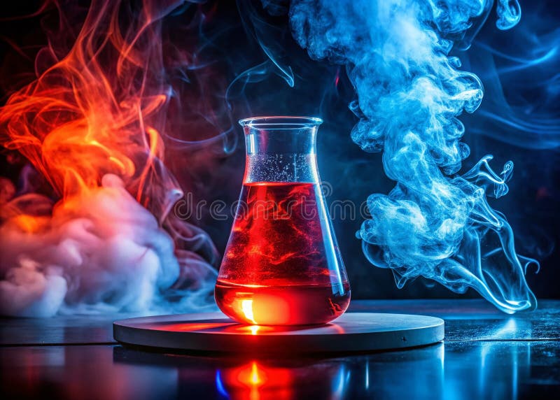 Intriguing Glowing Red Liquid Experiment Unveiling Secrets in a Glass ...