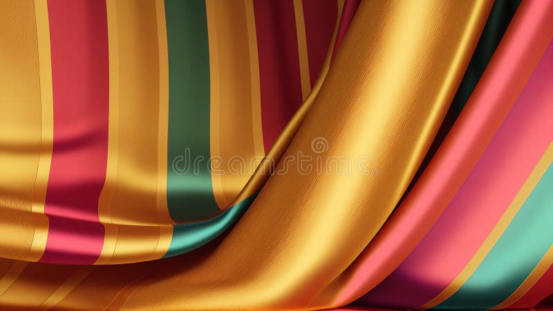 An Intriguing Image of a Colorful Silk Background with a Diagonal ...