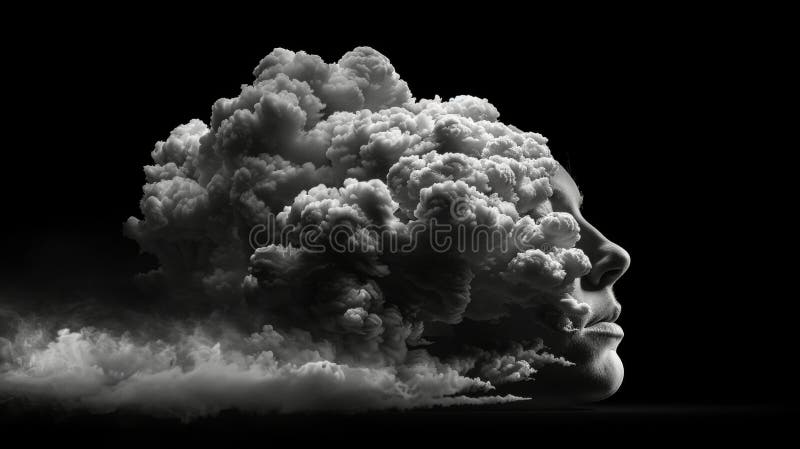 Intriguing Image of a Large Smoke Cloud Forming a Humanoid Figure ...