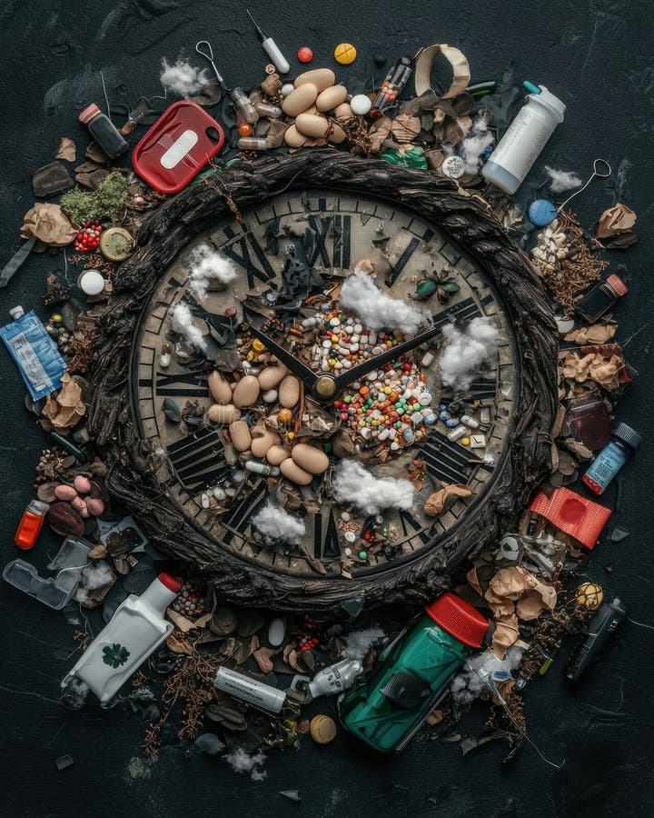 Exploring Time: a Unique Clock Surrounded by Everyday Objects in a ...