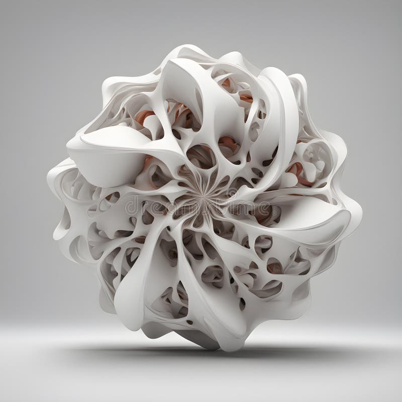 Large White Object with Holes Stock Illustration - Illustration of ...