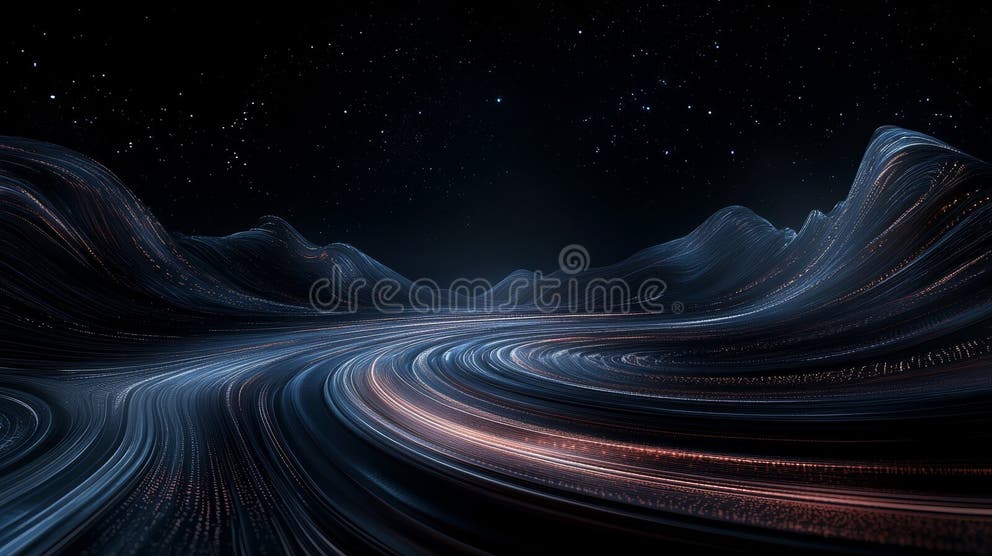 Intriguing Linear Composition, a Captivating Visual of Abstract Lines ...