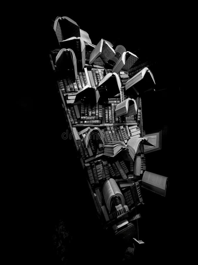 Surreal Book Shelf Drawing Stock Photos - Free & Royalty-Free Stock ...