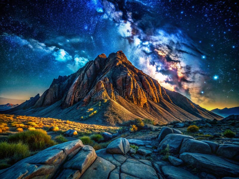 Intriguing Night Photography Exploring the Textural Depth of Rugged ...