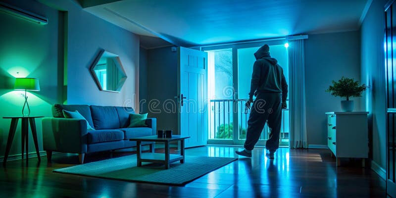 Intriguing Night Vision Capture of an Intruder Inside a House AI ...