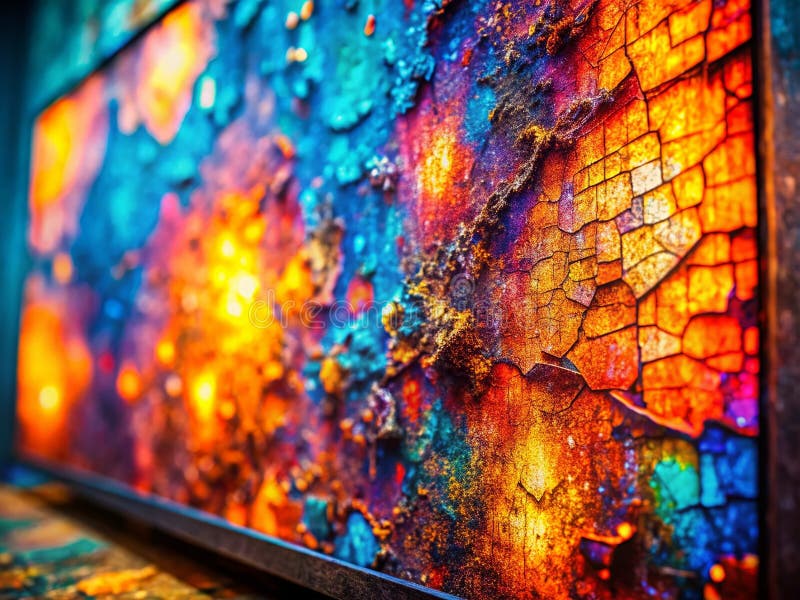 Intriguing OLED Macro Exploring the Grunge Texture and Pixelation of a ...