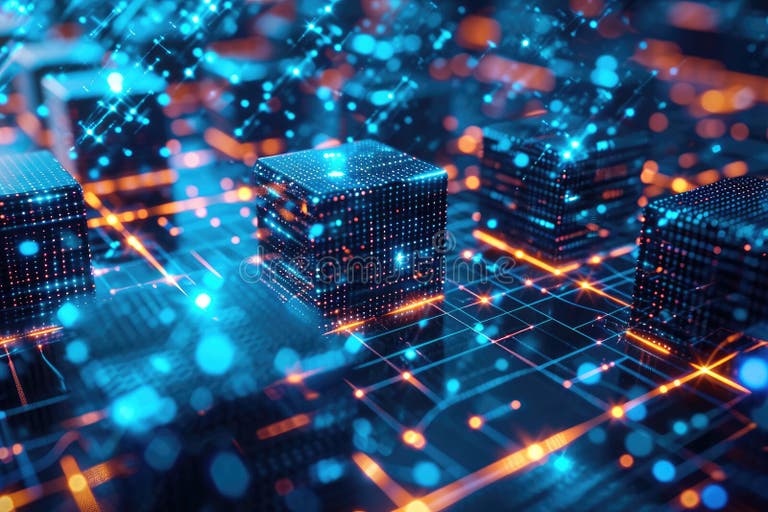 An Intriguing Photo Capturing a Group of Cubes Defying Gravity As they ...