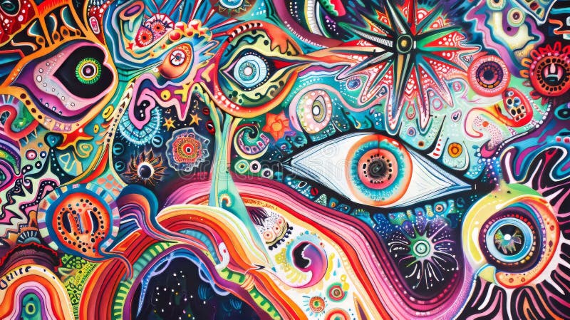 Intriguing Psychedelic Patterns Drawing the Viewer into a World of ...