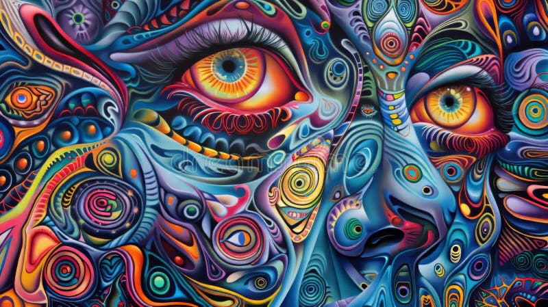 Intriguing Psychedelic Patterns Drawing the Viewer into a World of ...