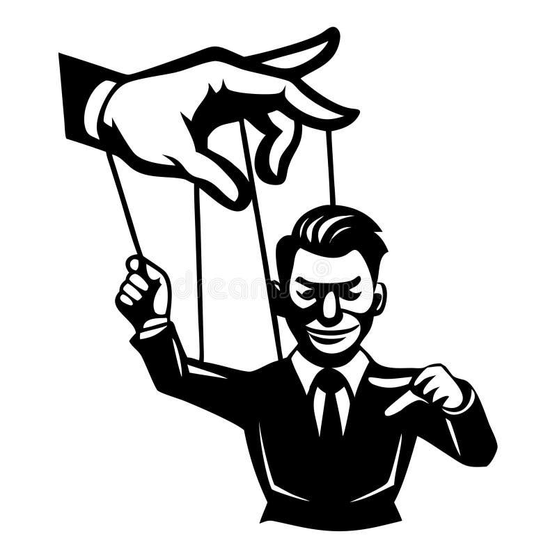 Intriguing Puppet Master Graphic Symbolizing Control and Manipulation ...