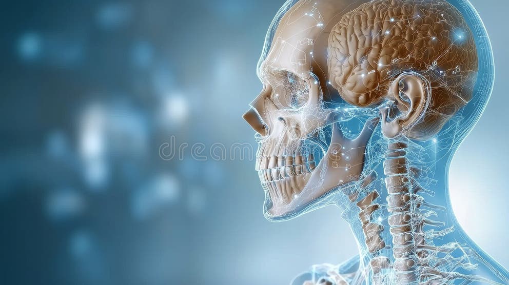 Intriguing X-ray Visualization of a Skeleton with Emphasis on the Head ...