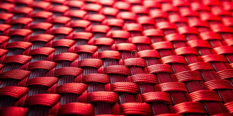 Intriguing Red Carbon Fiber Macro a CloseUp Exploration of Abstract ...