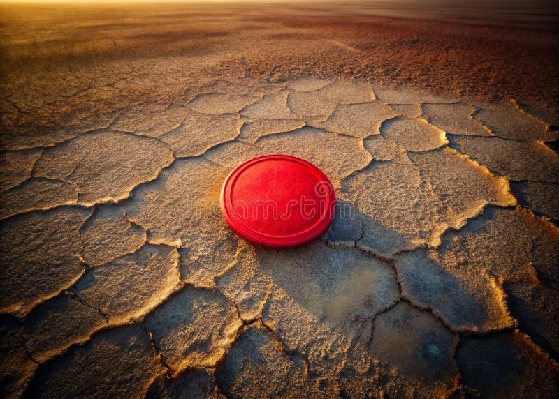 Intriguing Red Stamp Circle Abstract Texture an Aerial Perspective on ...