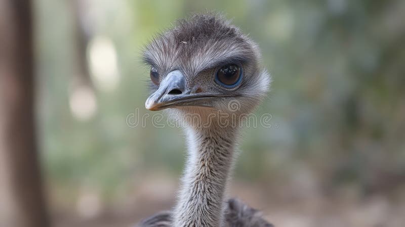 Intriguing Rhea Portrait: Captivating Gaze of a Flightless Bird in ...