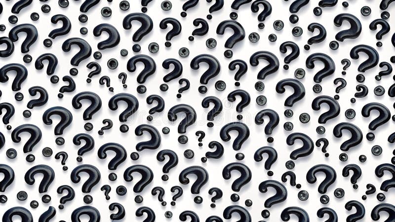 Intriguing Seamless Question Mark Pattern a Modern Geometric Design for ...