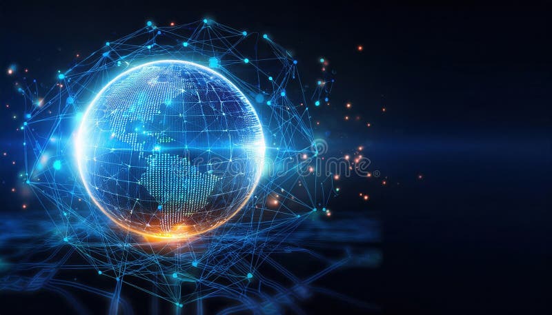 Intriguing Sphere Composed of Interconnected Lines and Dots ...