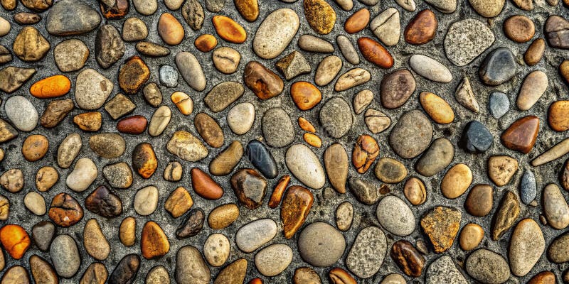 Intriguing Stone Texture an Aerial Perspective on Embedded Pebbles in a ...