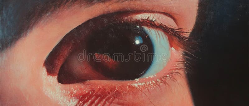 Intriguing Textures and Captivating Details of a Human Eye Conveying ...