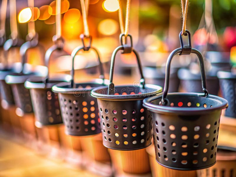 Intriguing TiltShift Perspective of a Miniature Black Plastic Packaging ...