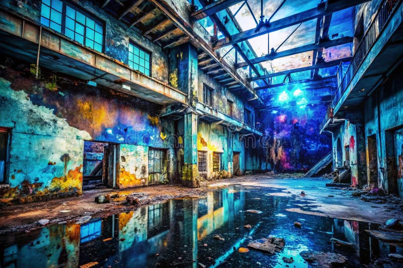 Intriguing Urban Exploration Deep Dive into Abstract Black Paint ...