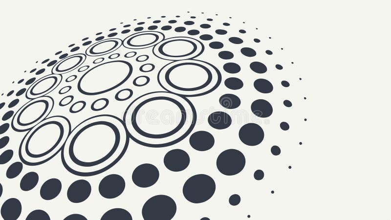 Abstract Concentric Circles Pattern, Modern Geometric Vector, Vector ...