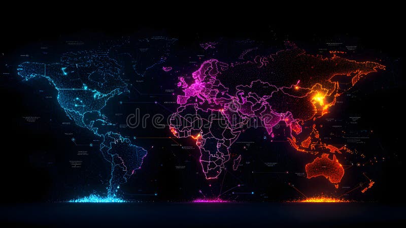 Intriguing Visualization of Global Distribution Routes Across ...
