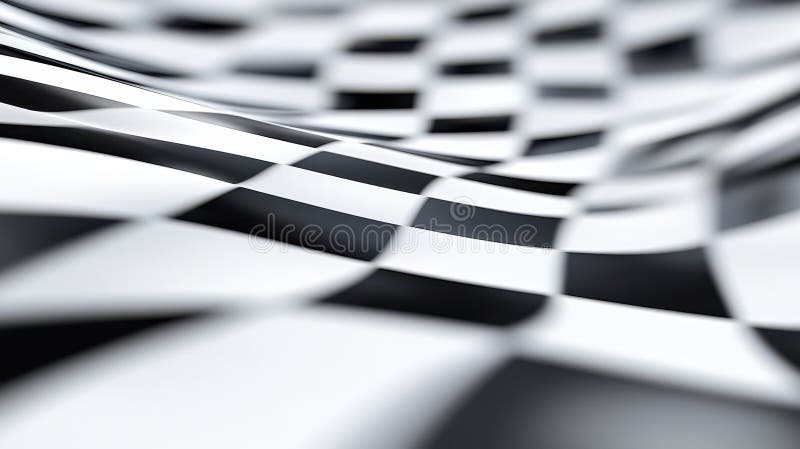 Intriguing Waves of Checkerboard Patterns Create Mesmerizing Optical ...