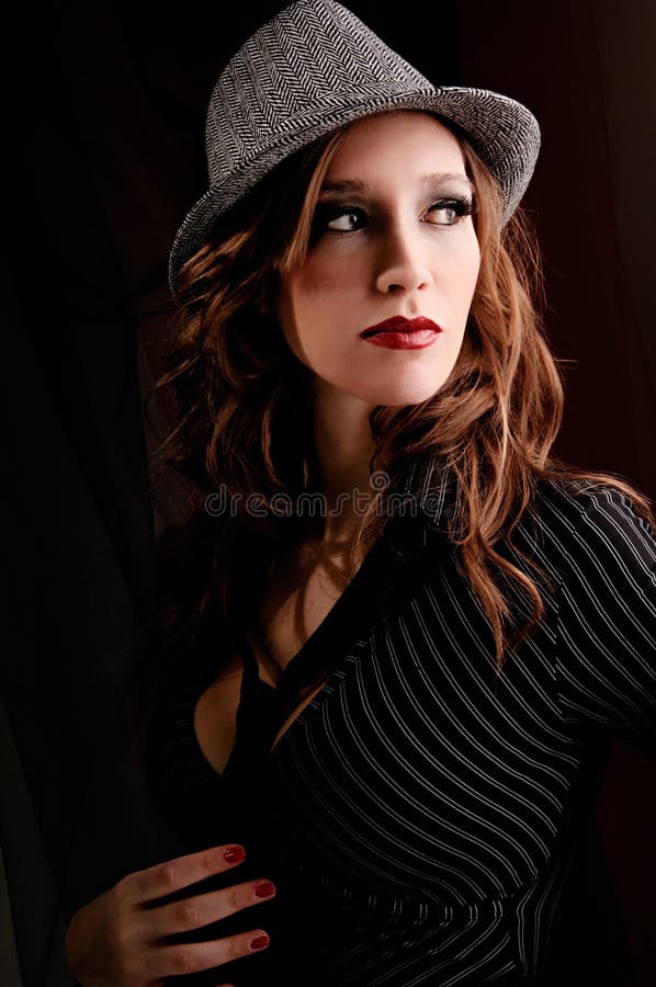 Intriguing woman stock photo. Image of eyes, attraction - 14183264