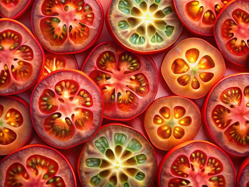 Intriguing XRay Visualization of Tomato Slices a Digital Exploration of ...