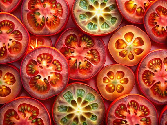 Intriguing XRay Visualization of Tomato Slices a Digital Exploration of ...