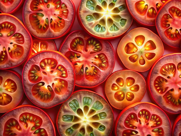 Intriguing XRay Visualization of Tomato Slices a Digital Exploration of ...
