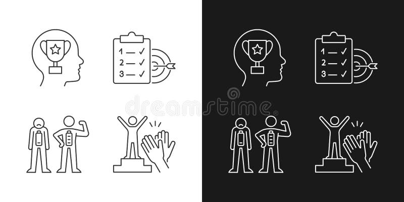 Intrinsic Motivation Linear Icons Set for Dark and Light Mode Stock ... Intrinsic Motivation Linear Icons Set for Dark and Light Mode Stock ...