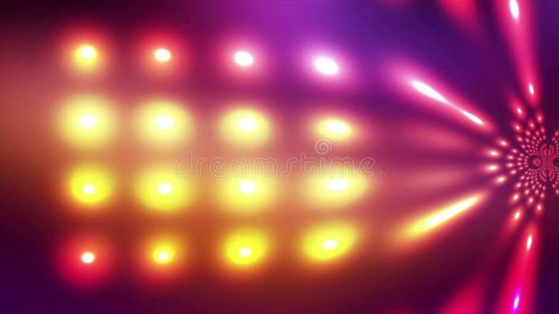 Intro Animation with Glowing Looping Light Halos Stock Video - Video of ...