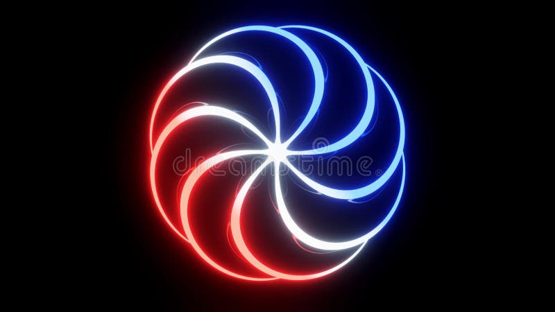 Intro Animation or Logo Reveal Template Black and White Color. Seamless ...