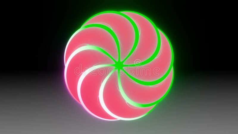 Intro Animation or Logo Reveal Template Green and Red Color. Seamless ...