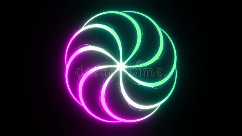 Intro Animation or Logo Reveal Template Green and Magenta Color ...