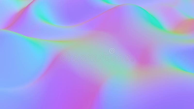 Intro Blue Gradient Color Wave 3d Stock Illustration - Illustration of ...