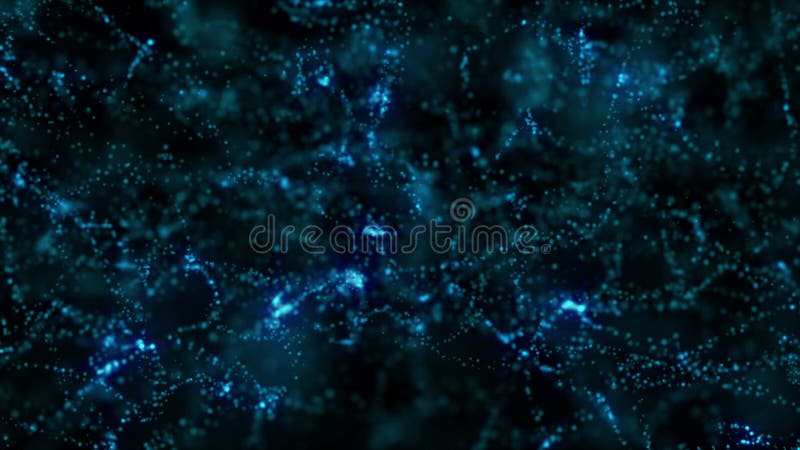 Intro Blue Particle Seamless Background Stock Video - Video of ...