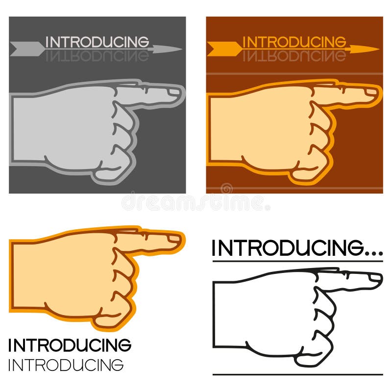 Introduce stock illustration. Illustration of gesturing - 46959771