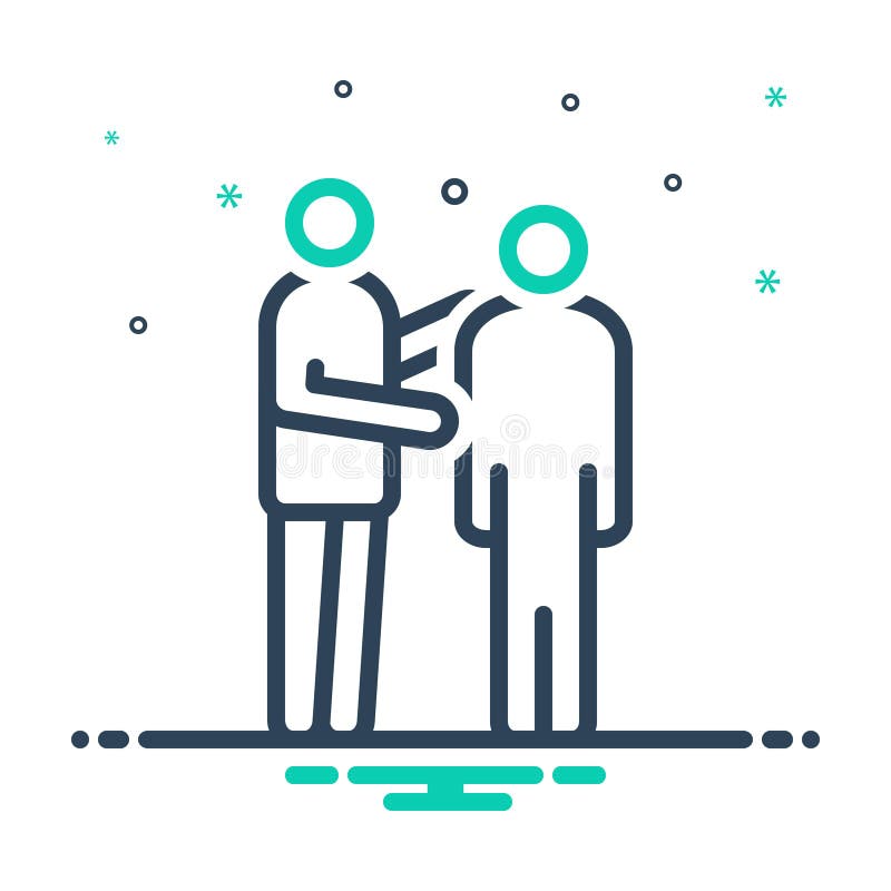 Mix Icon for Introduce, Familiarize and Acquaint Stock Vector ...