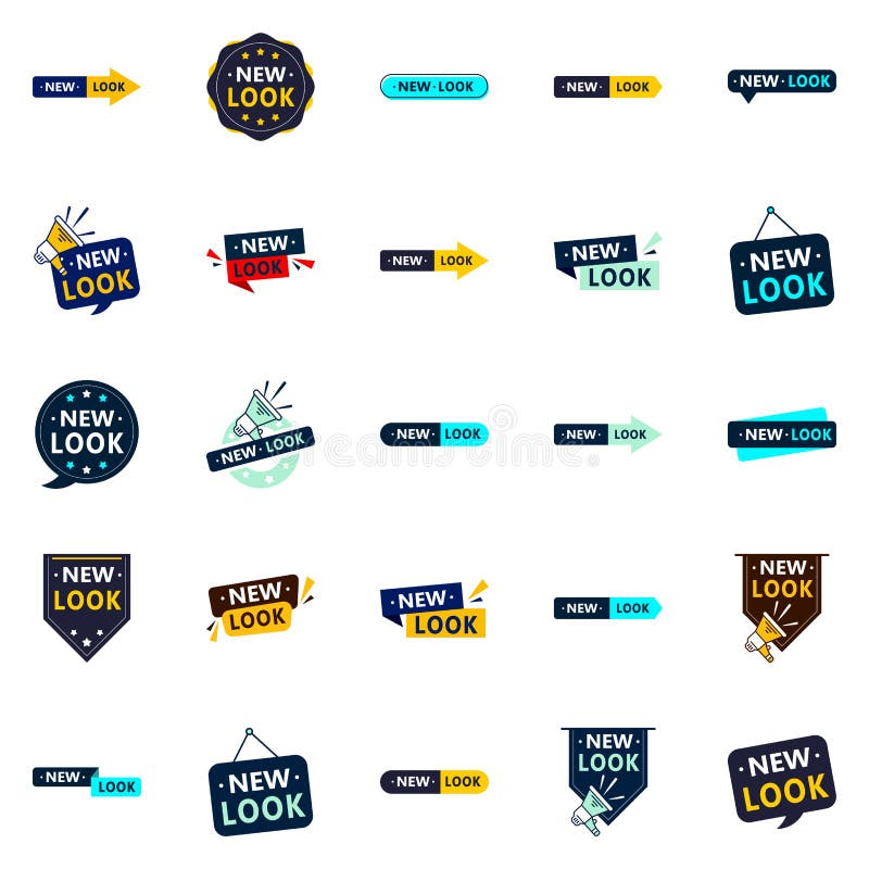 Introduce a New Brand Image with 25 Modern Vector Designs for Your New ...