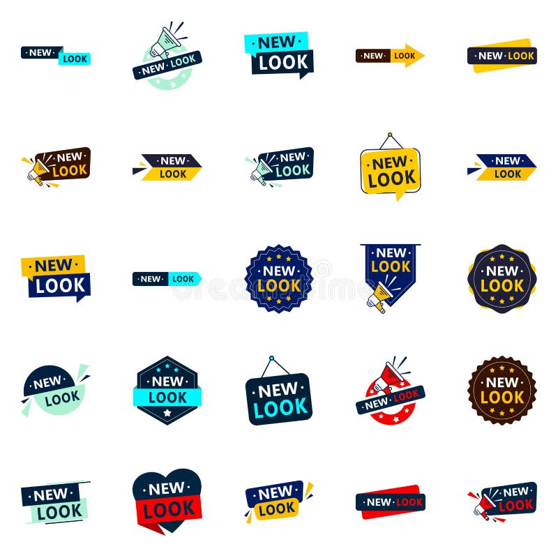 Introduce a New Brand Image with 25 Modern Vector Designs for Your New ...