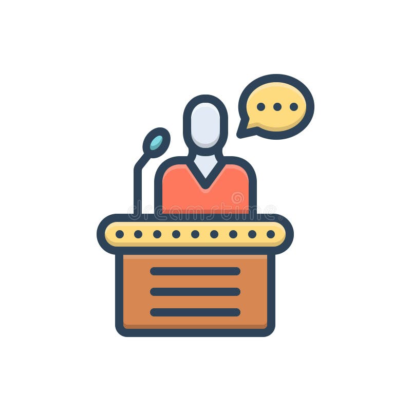 Color Illustration Icon for Introduces, Familiarize and Acquaint Stock ...