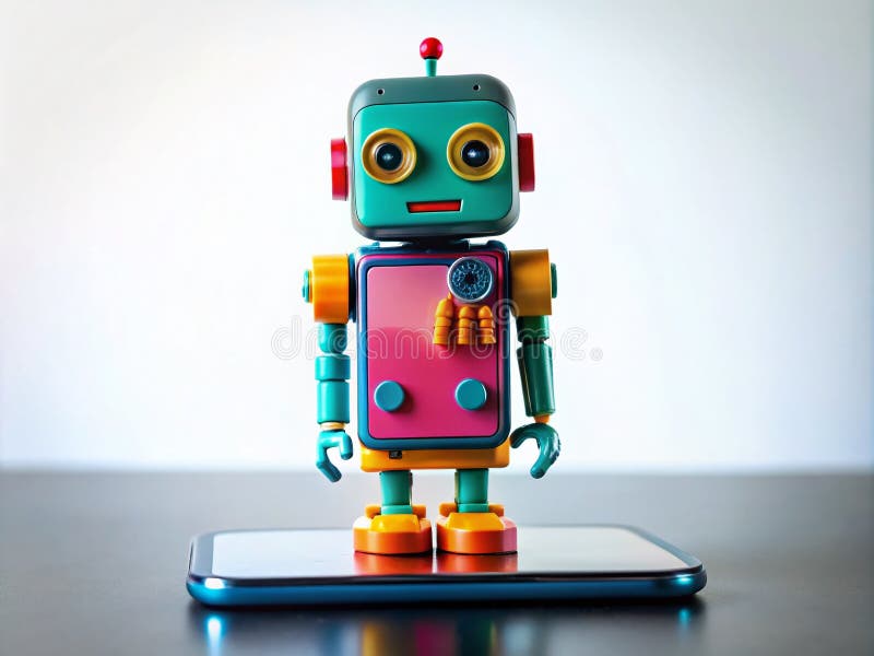 Adorable Virtual AI Assistant Robot for Kids a Smartphone Companion ...
