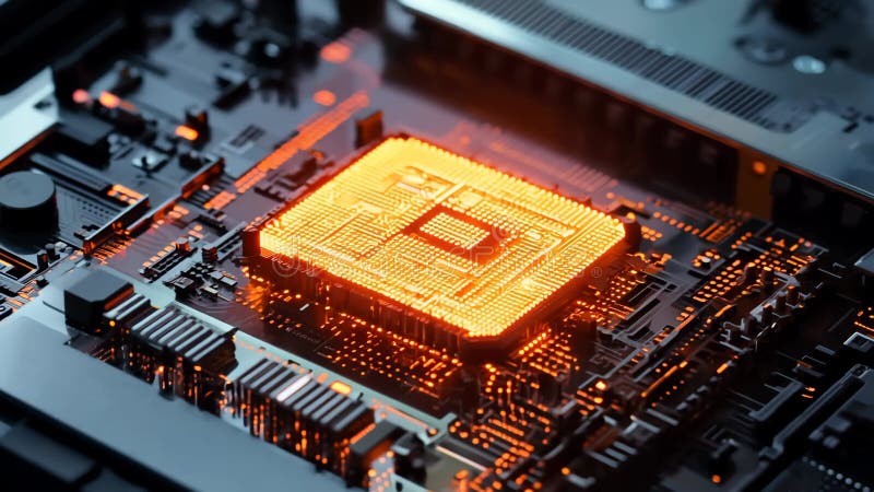 Introducing The Hightech Microprocessor With Illuminated Circuitry