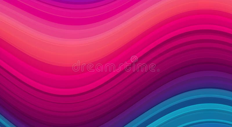 Abstract Vibrant Wave Background Stock Illustration - Illustration of ...